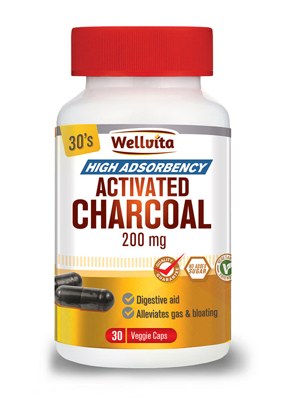 Activated Charcoal Tablets-Buy Online in South Africa - Wellvita