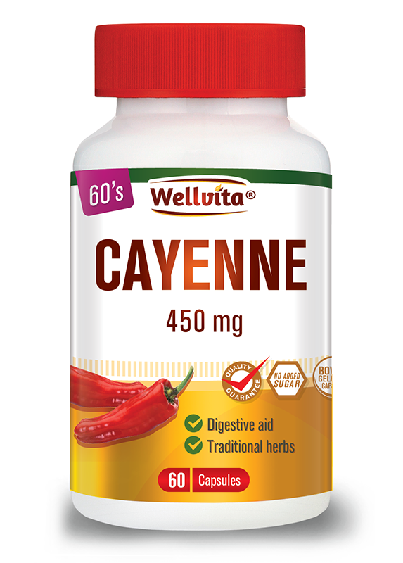 Cayenne Capsules-Buy Online in South Africa - Wellvita