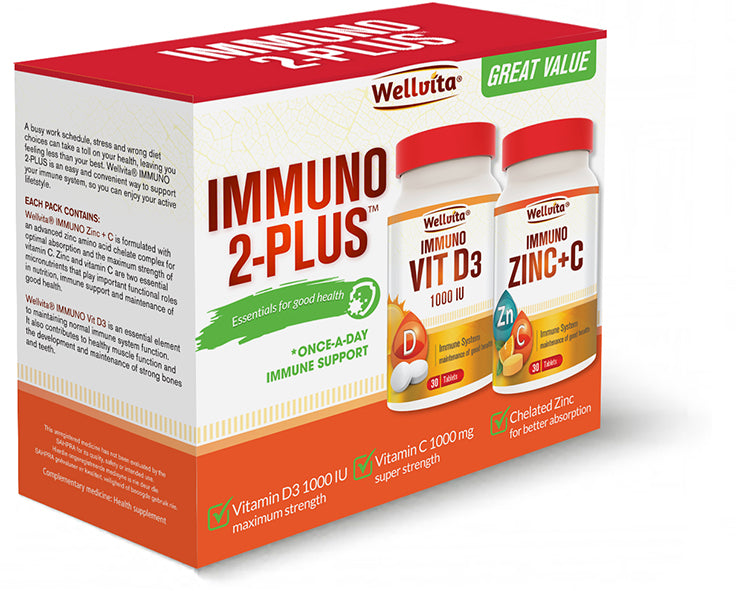 Wellvita IMMUNO 2-PLUS Value Pack-Buy Online in South Africa