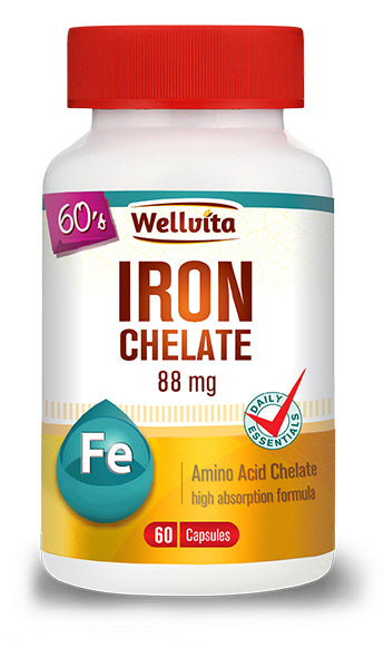 Iron Chelate Capsules-Buy Online in South Africa - Wellvita