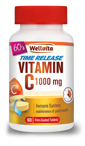 Vitamin C Time Release Tablets-Buy Online in South Africa - Wellvita