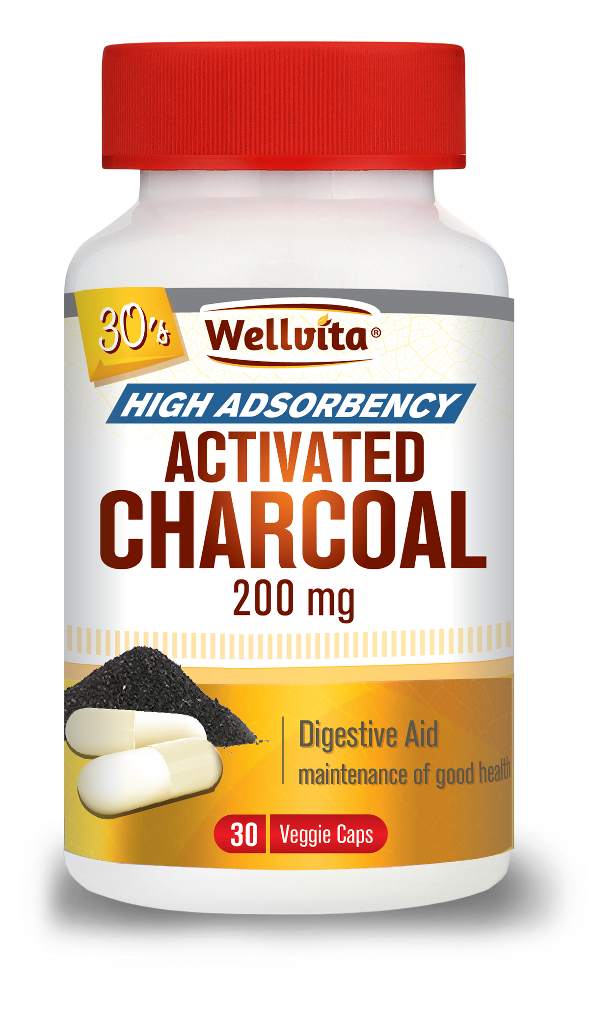 Activated Charcoal Tablets-Buy Online in South Africa - Wellvita